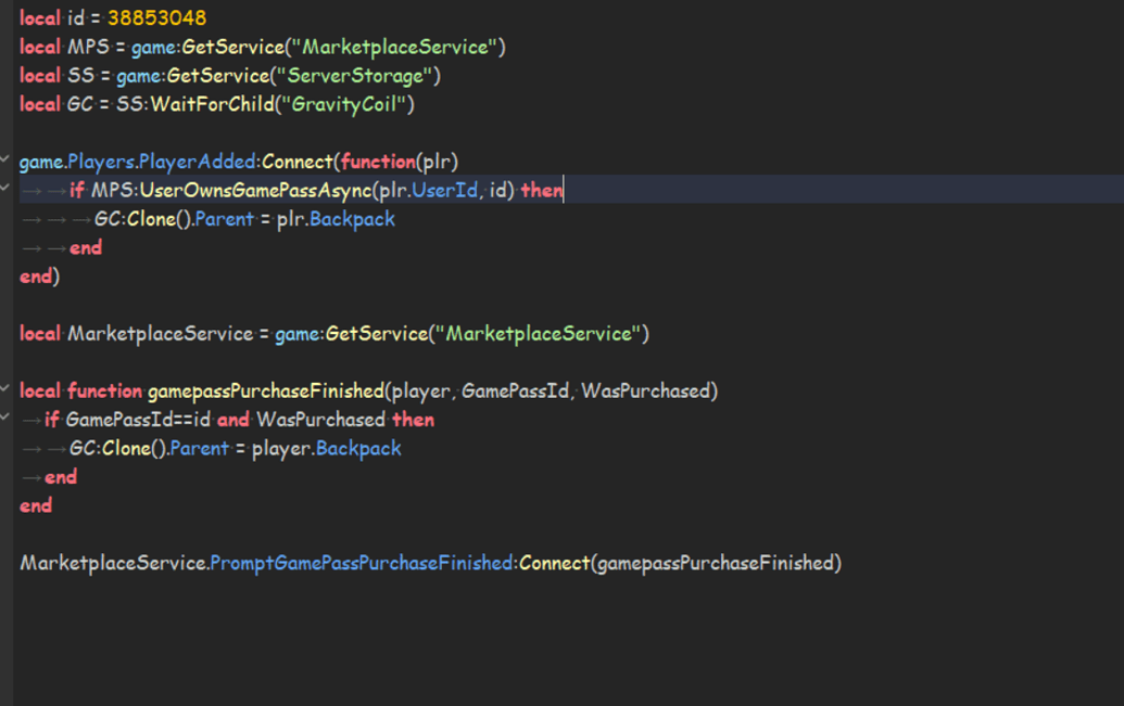 Need Help On Gamepass Button - Scripting Support - Developer Forum | Roblox