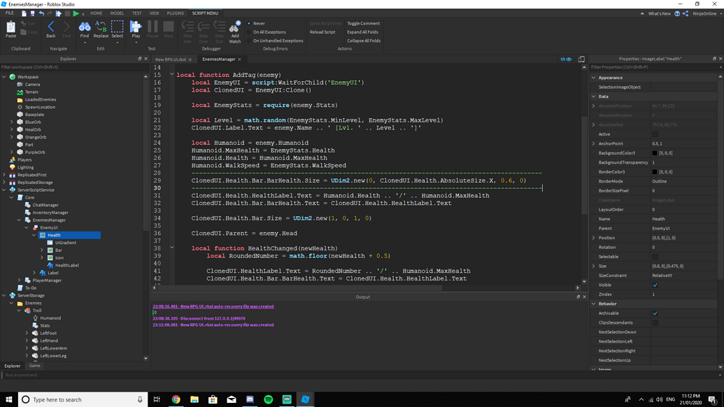 AbsoluteSize returning 0 when clearly not - Scripting Support ...