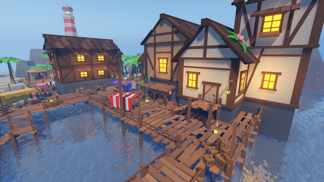 Low poly Docks build - Creations Feedback - Developer Forum | Roblox