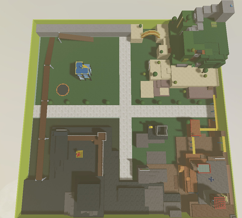 I remade Classic Crossroads using Roblox's NEW material - Creations ...