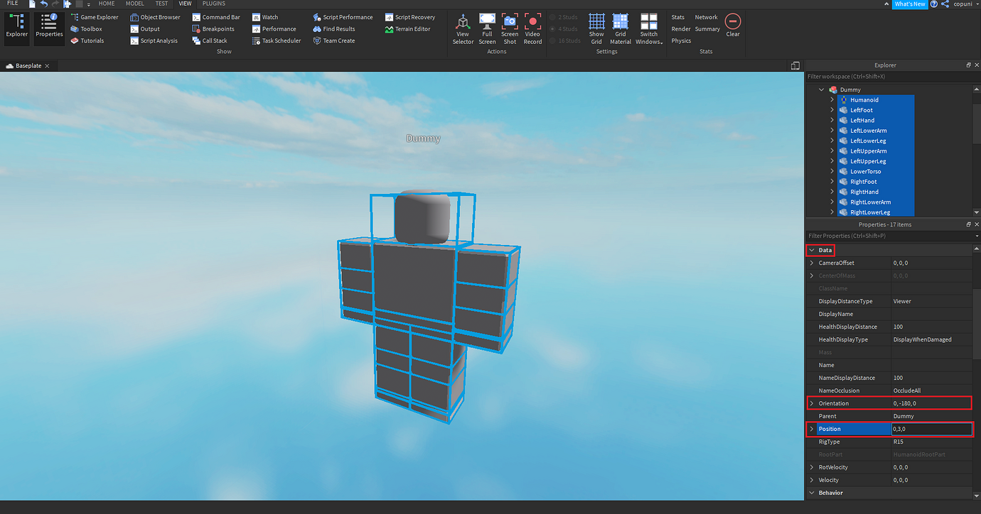 Setting up an R15 Block Rig for Modelling (Blender 2.8x+) - Community ...