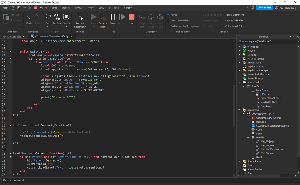 The tool GUI is never shown when the tool is equipped - Scripting Support - Developer Forum | Roblox