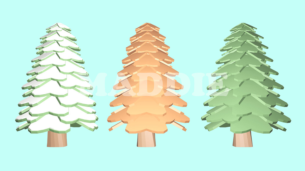 Free low poly seasonal trees and bush models - Community Resources ...