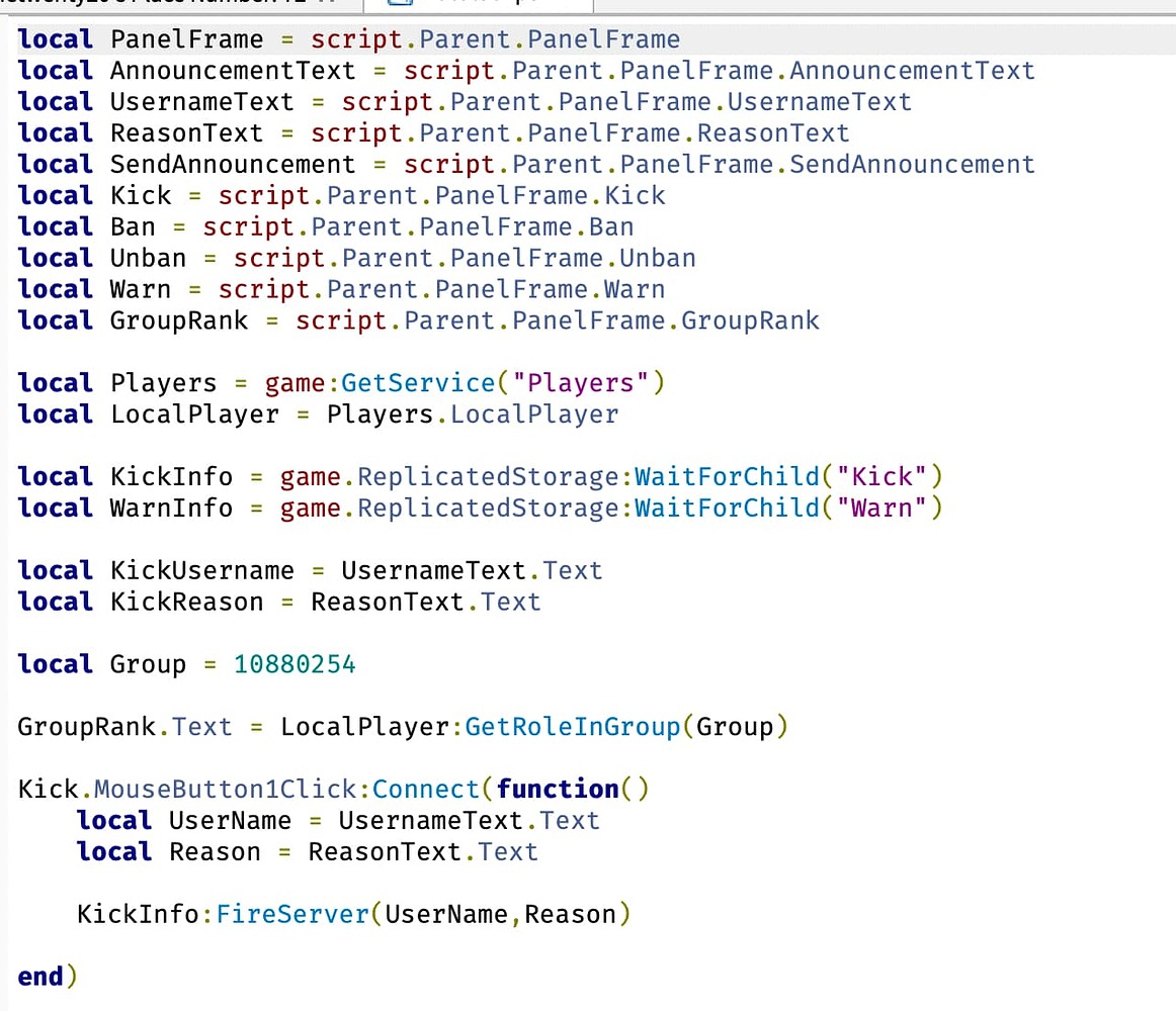 Script not kicking player - Scripting Support - Developer Forum | Roblox