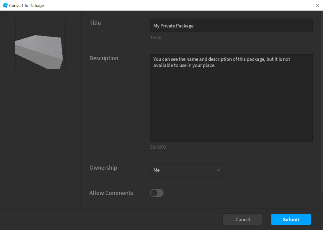 Improved Workflows for Packages - Announcements - Developer Forum | Roblox