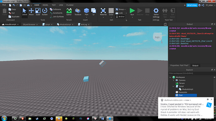 Vector3:Cross problem - Scripting Support - Developer Forum | Roblox