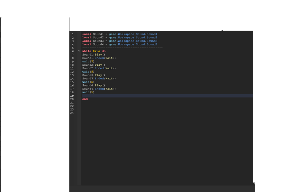 How do I get these songs to loop? - Scripting Support - Developer Forum | Roblox
