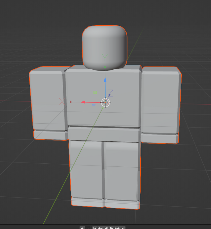 When i import a roblox rig into blender the mesh is inside out ...