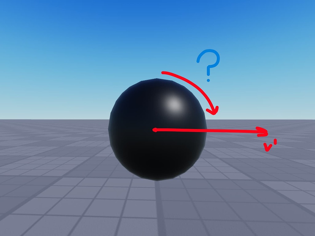 How do I rotate a sphere in it's direction of movement? - Scripting ...