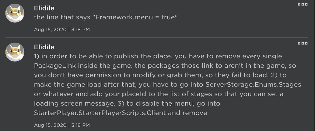 "Modified Packages" error? - Scripting Support - Developer Forum | Roblox
