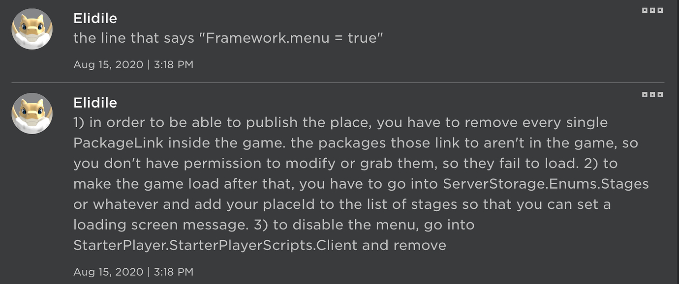 "Modified Packages" error? - Scripting Support - Developer Forum | Roblox