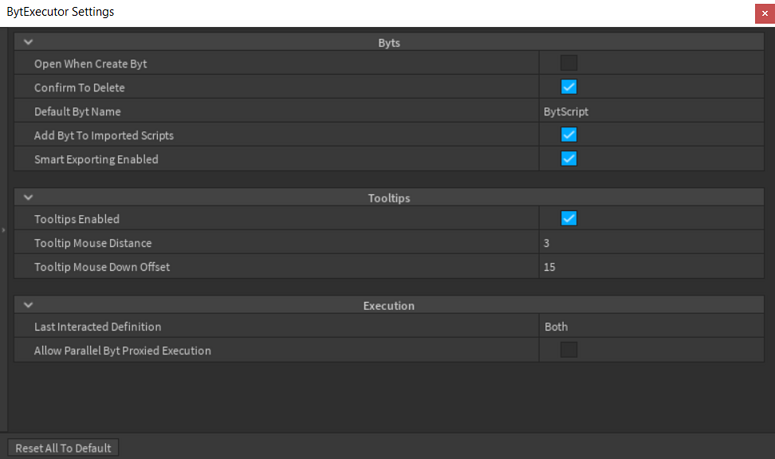 BytExecutor v1.4.0: A simple, free, and intuitive in-studio code ...
