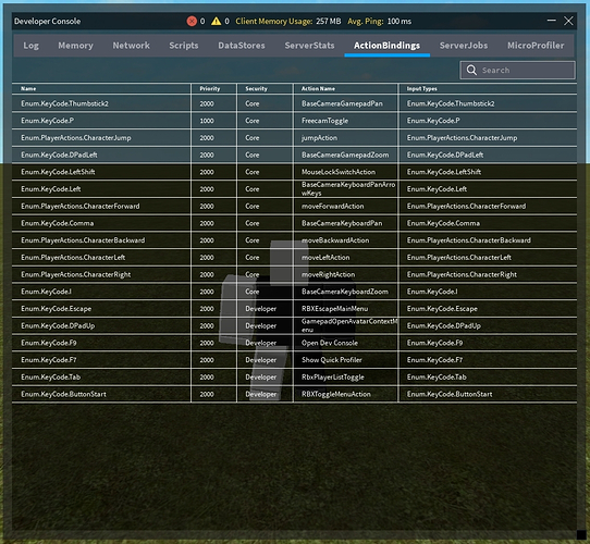 What is the code for this instance of ContextActionService:UnbindAction(...)? - Scripting ...