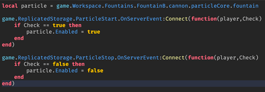 How to make particles visible to the entire server? - Scripting Support - Developer Forum | Roblox