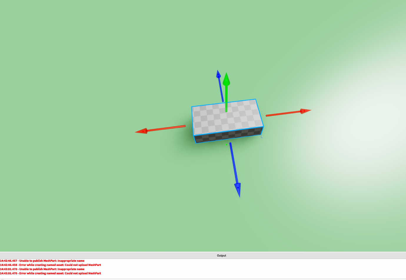 Meshes not appearing? - Building Support - Developer Forum | Roblox
