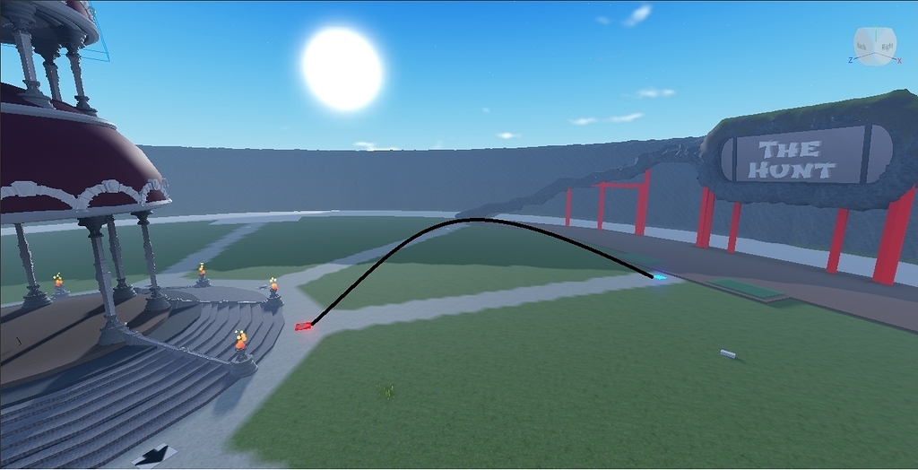 How Do I Make A Plr Fly In A Curve To Another Object Scripting Support Developer Forum Roblox