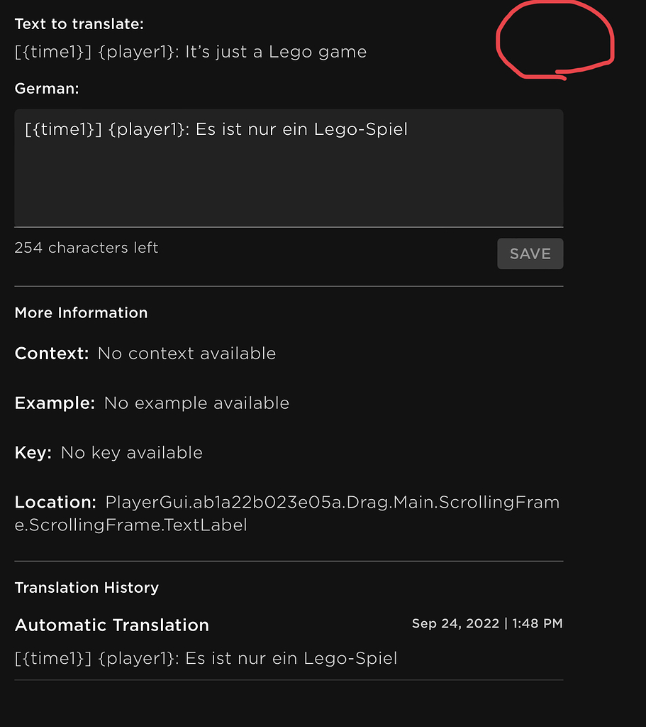 Unable to delete translated strings [TC] - Website Bugs - Developer Forum | Roblox