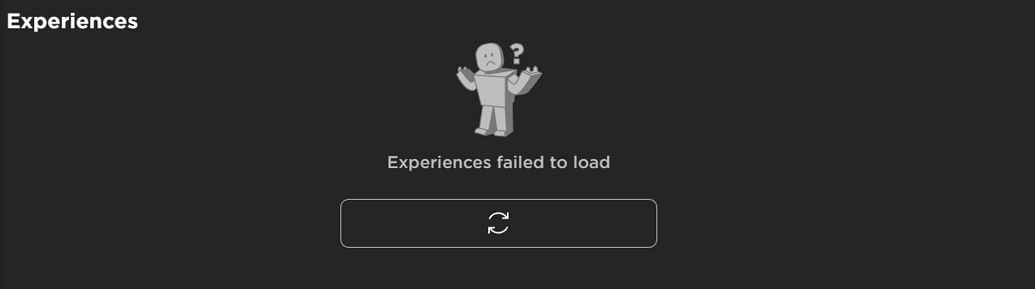 Home Page Not Fully loading - Website Bugs - Developer Forum | Roblox
