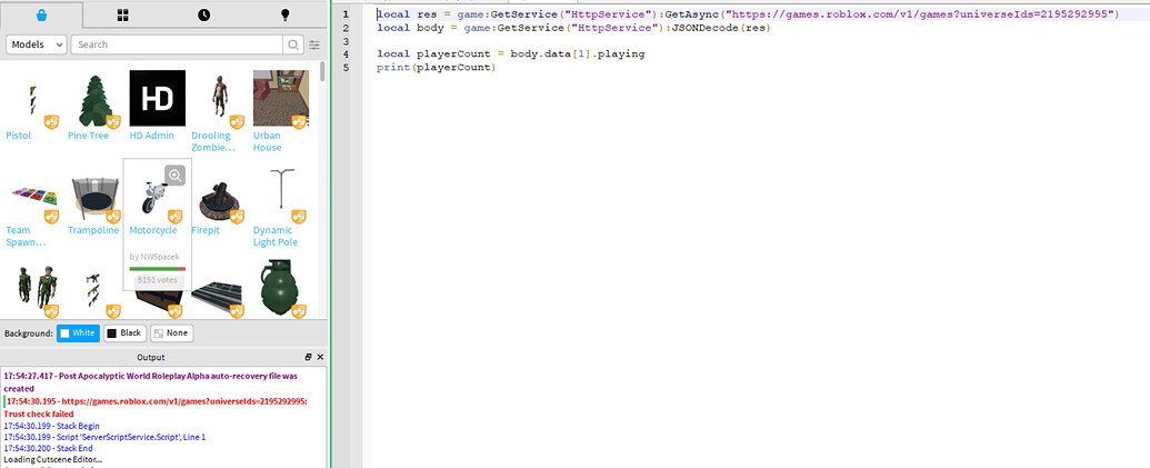 Trust Check Failed? - Scripting Support - Developer Forum | Roblox