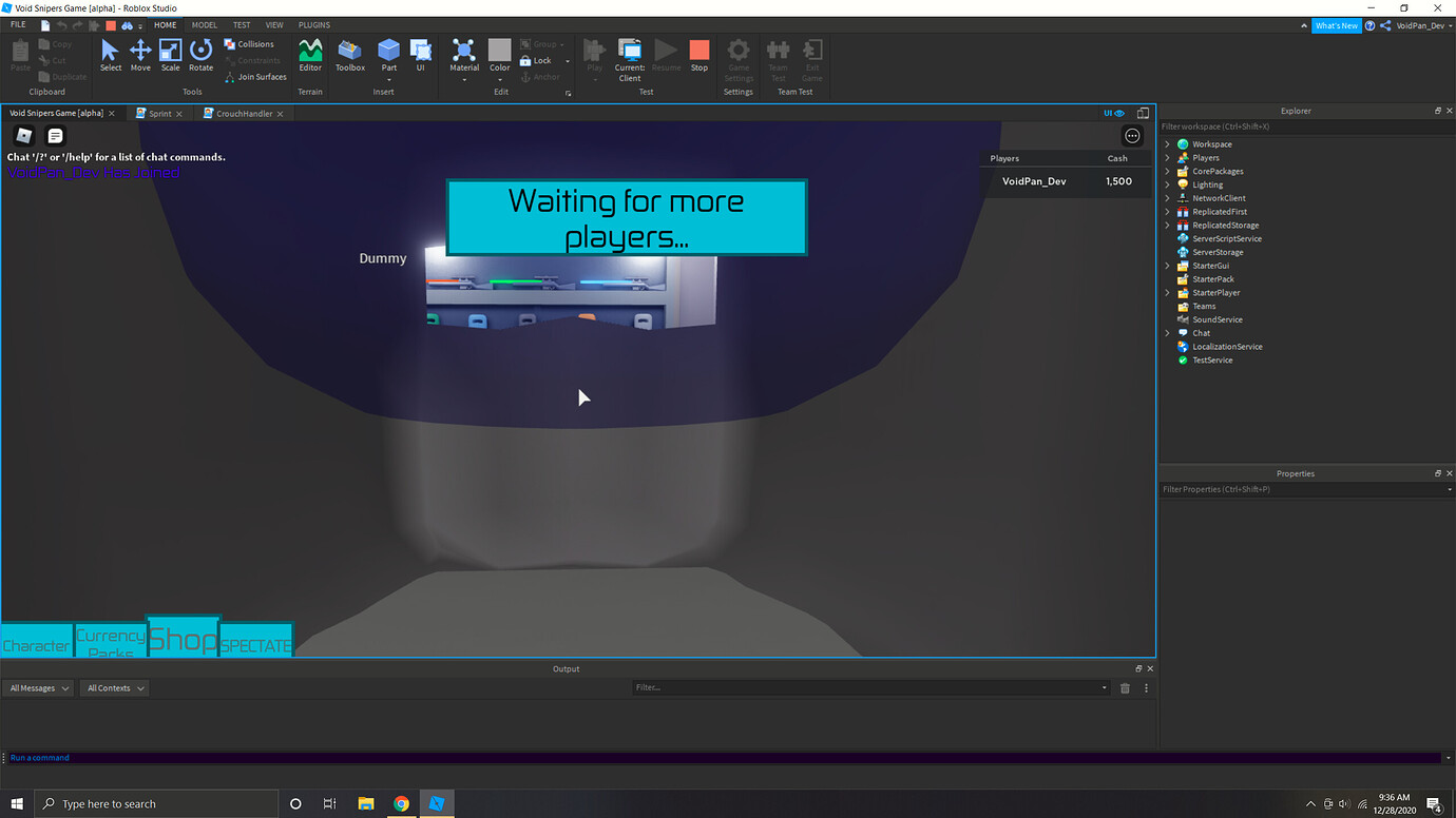 Camera Doesnt Follow In Crouching Script Scripting Support