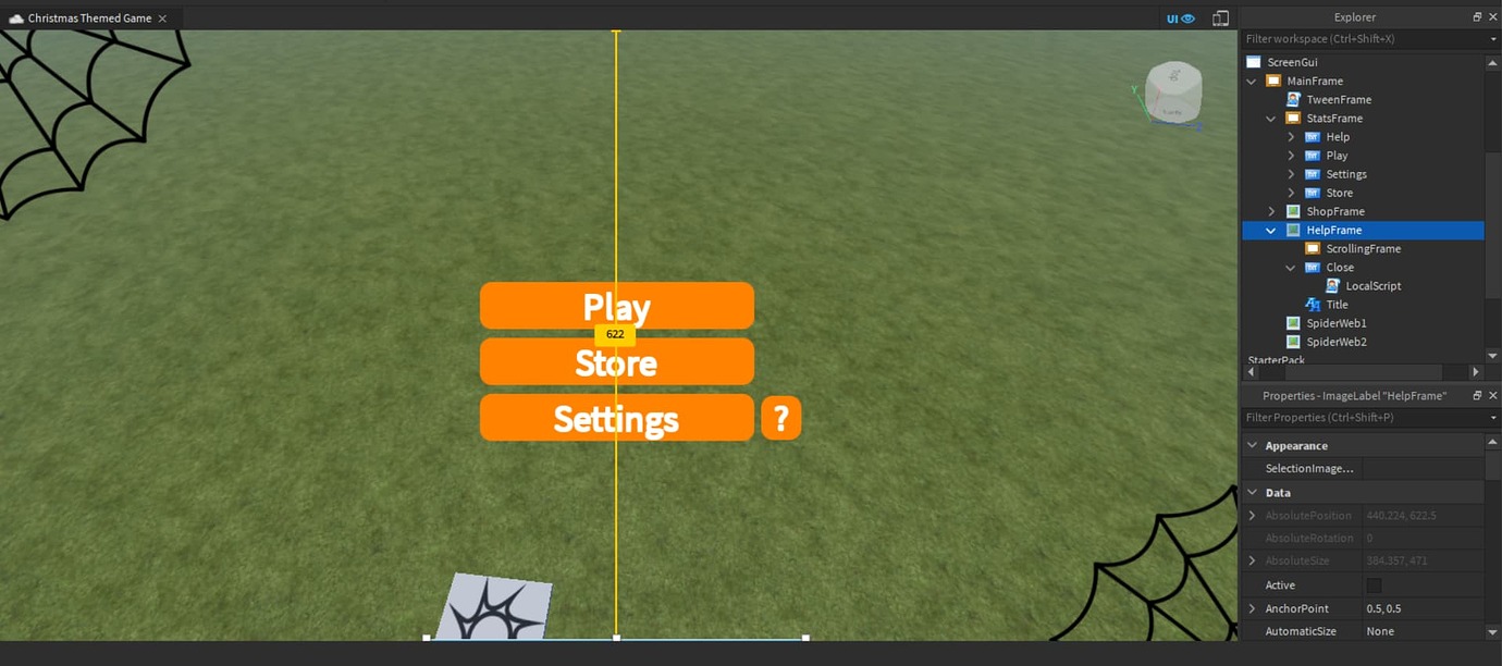 Issue with Tweening my Frame - Scripting Support - Developer Forum | Roblox