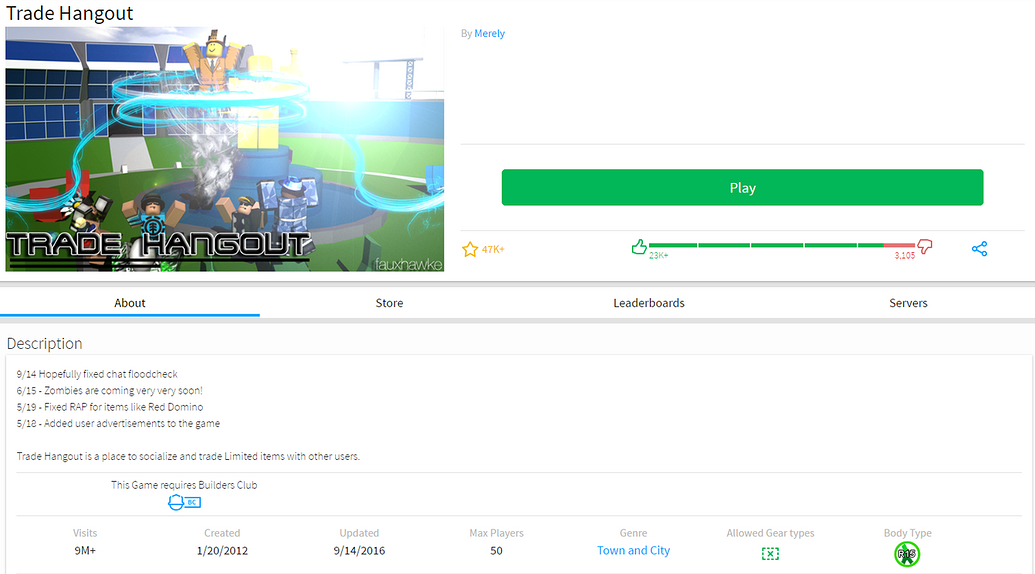 R6/R15/User Choice icon shown on games detail page - Website Features ...