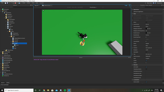 How to make UI point towards part (based on camera rotation ...