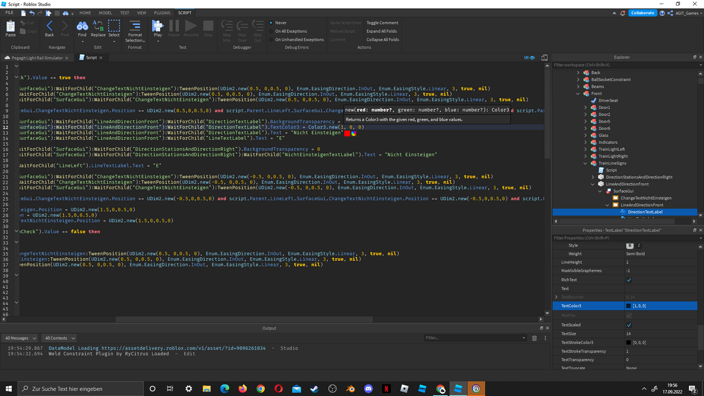 TextColor wrong? - Scripting Support - Developer Forum | Roblox