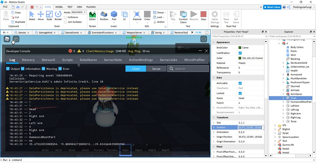 Bodyposition freezing midair? - Scripting Support - Developer Forum | Roblox