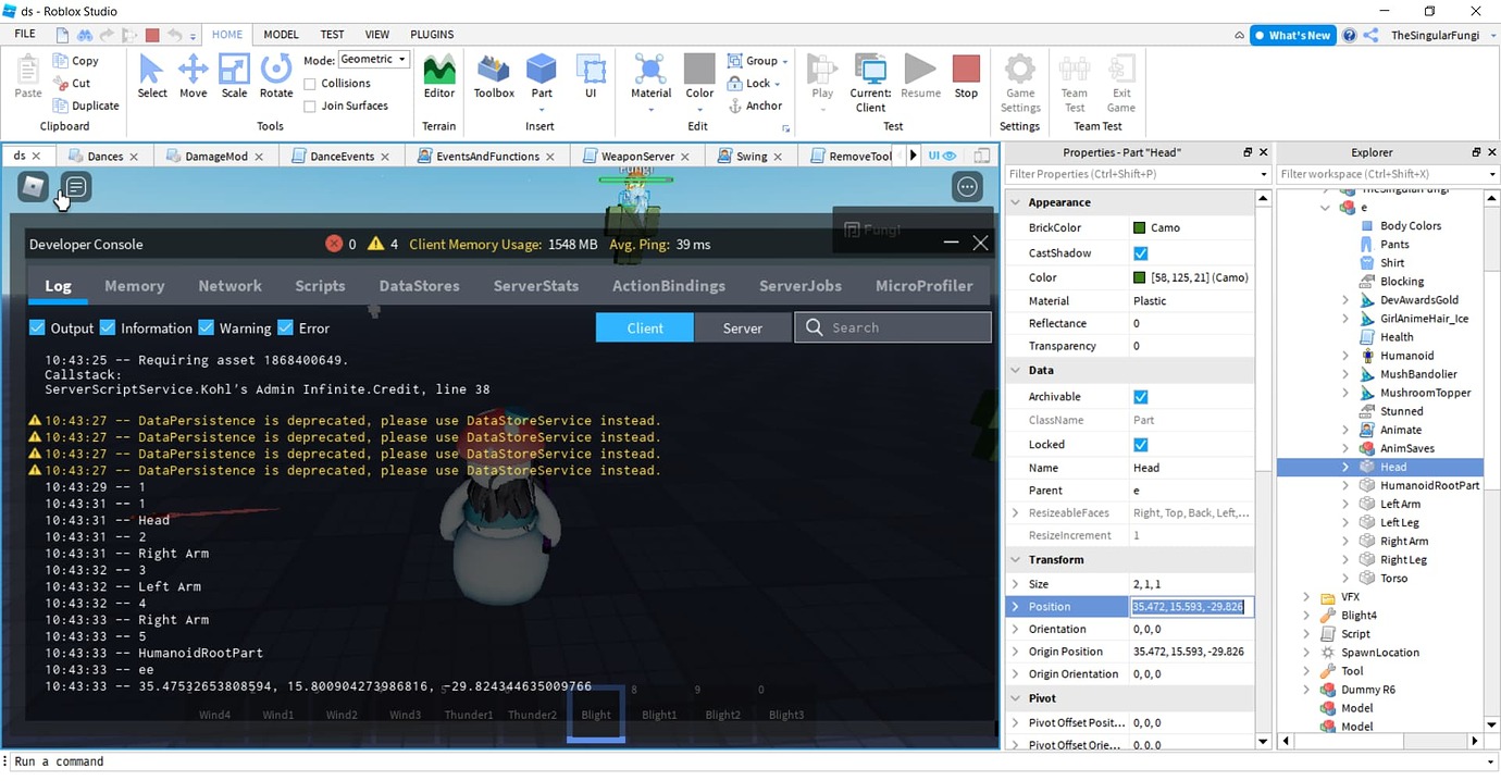 Bodyposition freezing midair? - Scripting Support - Developer Forum | Roblox