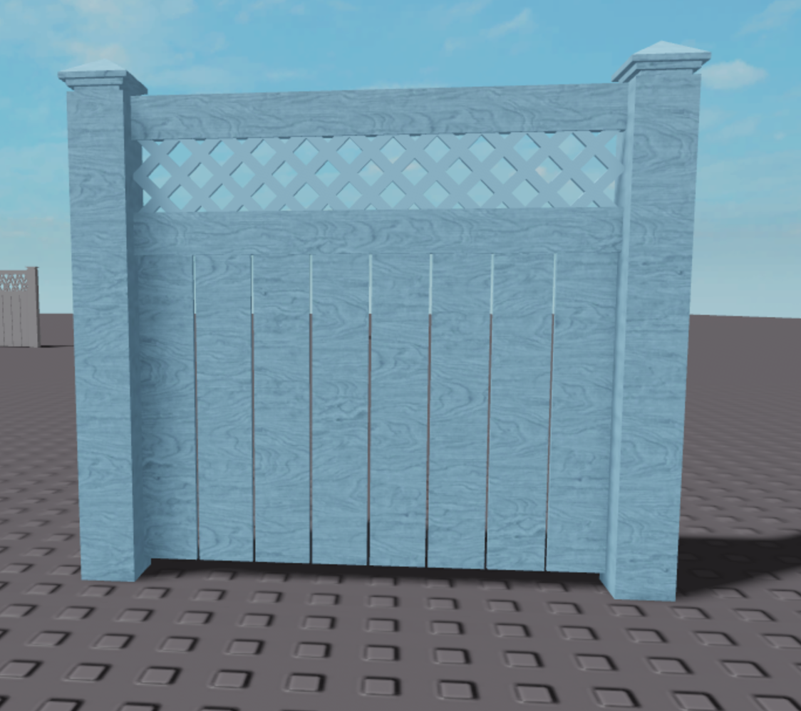 What material and color should I put on this fence? - Building Support ...