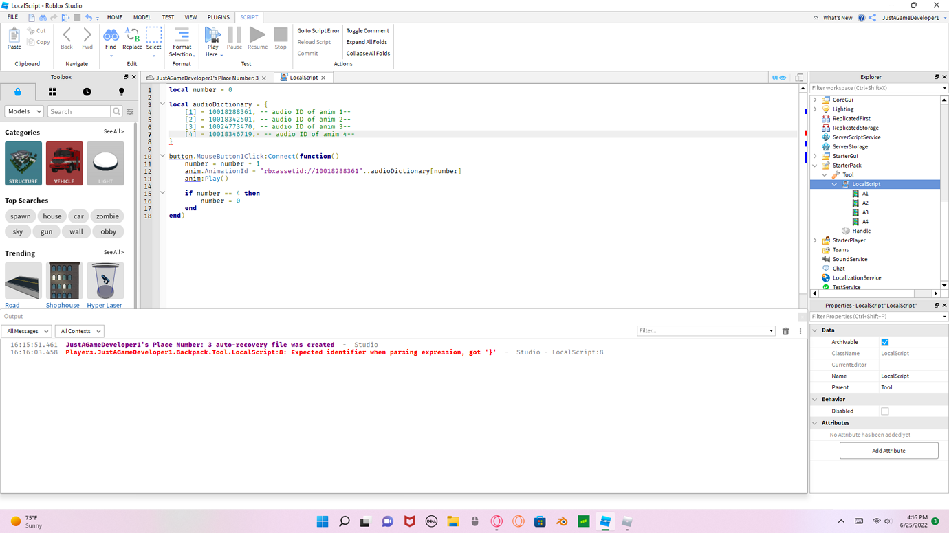 Multiple animations on a click - Scripting Support - Developer Forum ...