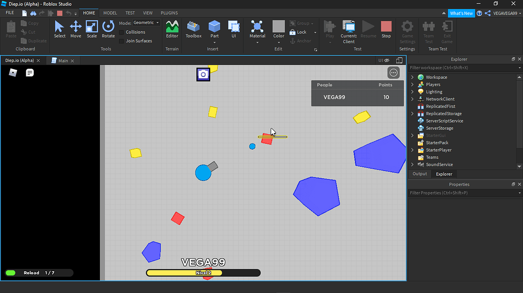 I recreated Diep.io on Roblox - Creations Feedback - Developer Forum ...