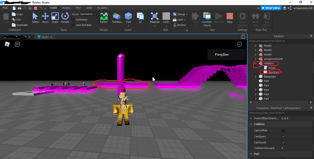 Help with rotating a object - Scripting Support - Developer Forum | Roblox