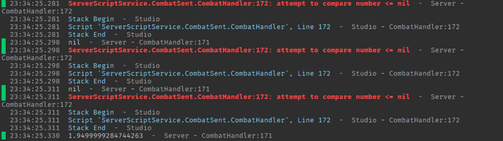 Why does this error keep occuring? - Scripting Support - Developer Forum | Roblox