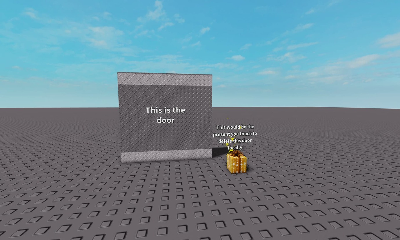 How to Destroy a part locally for a player by touching a part - Scripting Support - Developer ...