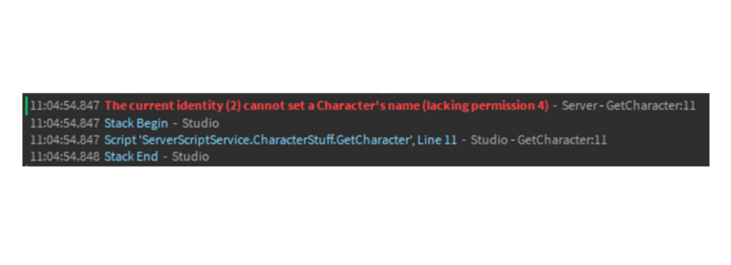 Why can't i change the name of a character? - Scripting Support ...