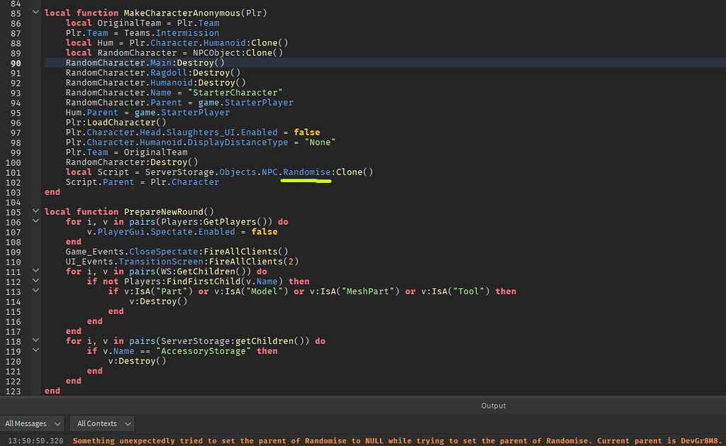 How would I fix this warning? - Scripting Support - Developer Forum ...