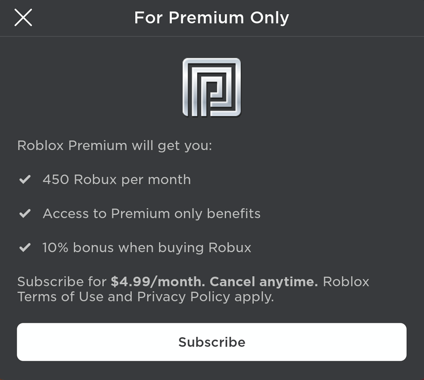 How to promote Premium for players in your roblox game? - Scripting ...