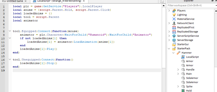 My animation script not working - Scripting Support - Developer Forum ...