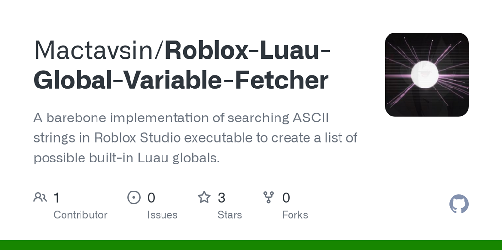 [v1.3.Stable] Roblox Luau Global Variable Fetcher - Community Resources ...