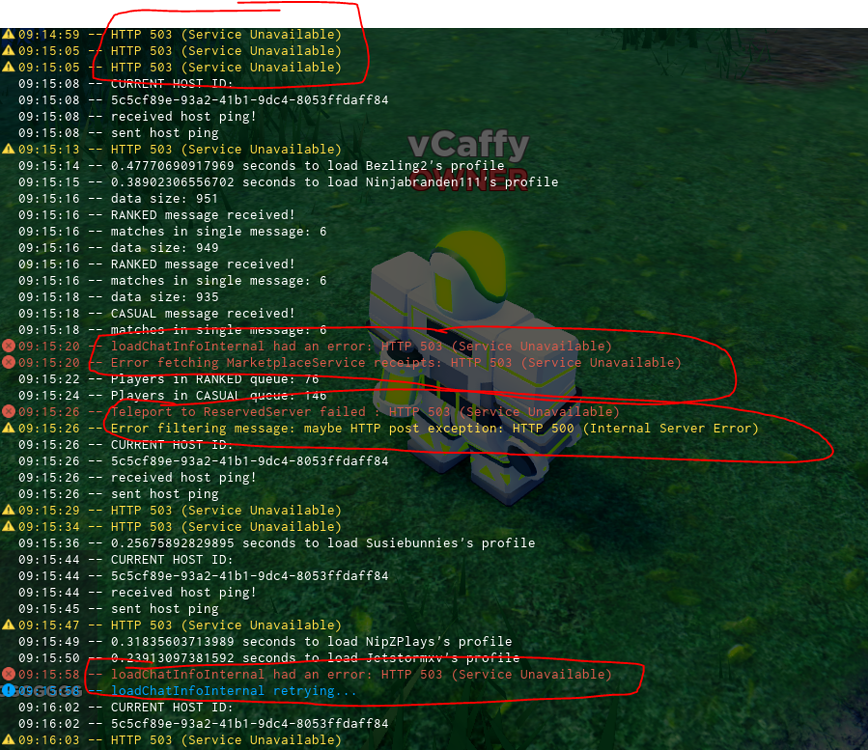 Multiple Roblox Services Failing - Engine Bugs - Developer Forum | Roblox