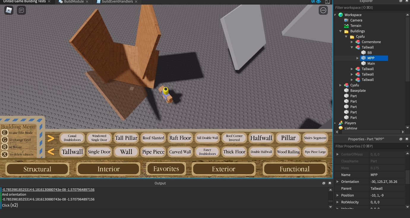 Issue With Rotating An Object Via Remoteevent Scripting Support Developer Forum Roblox