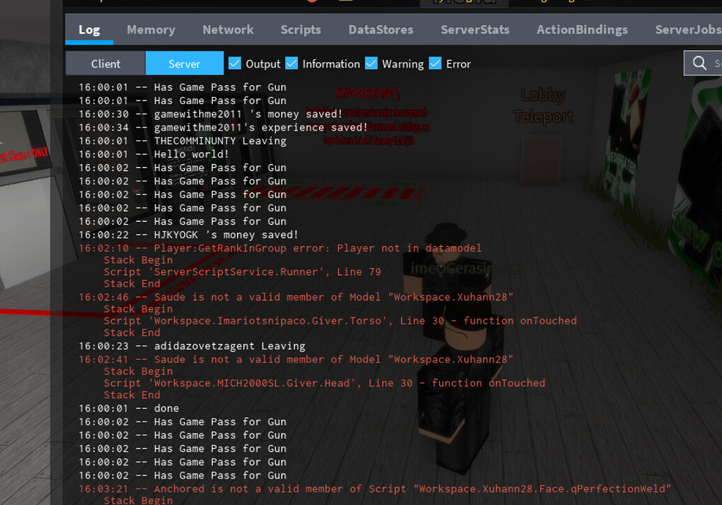 Spent the past 4 hours attempting to fix these errors - Scripting Support - Developer Forum | Roblox
