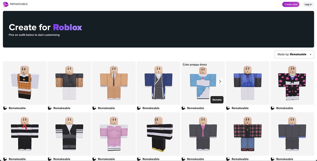 Remakeable - A free and easy-to-use design editor for Roblox clothing and more - Community ...