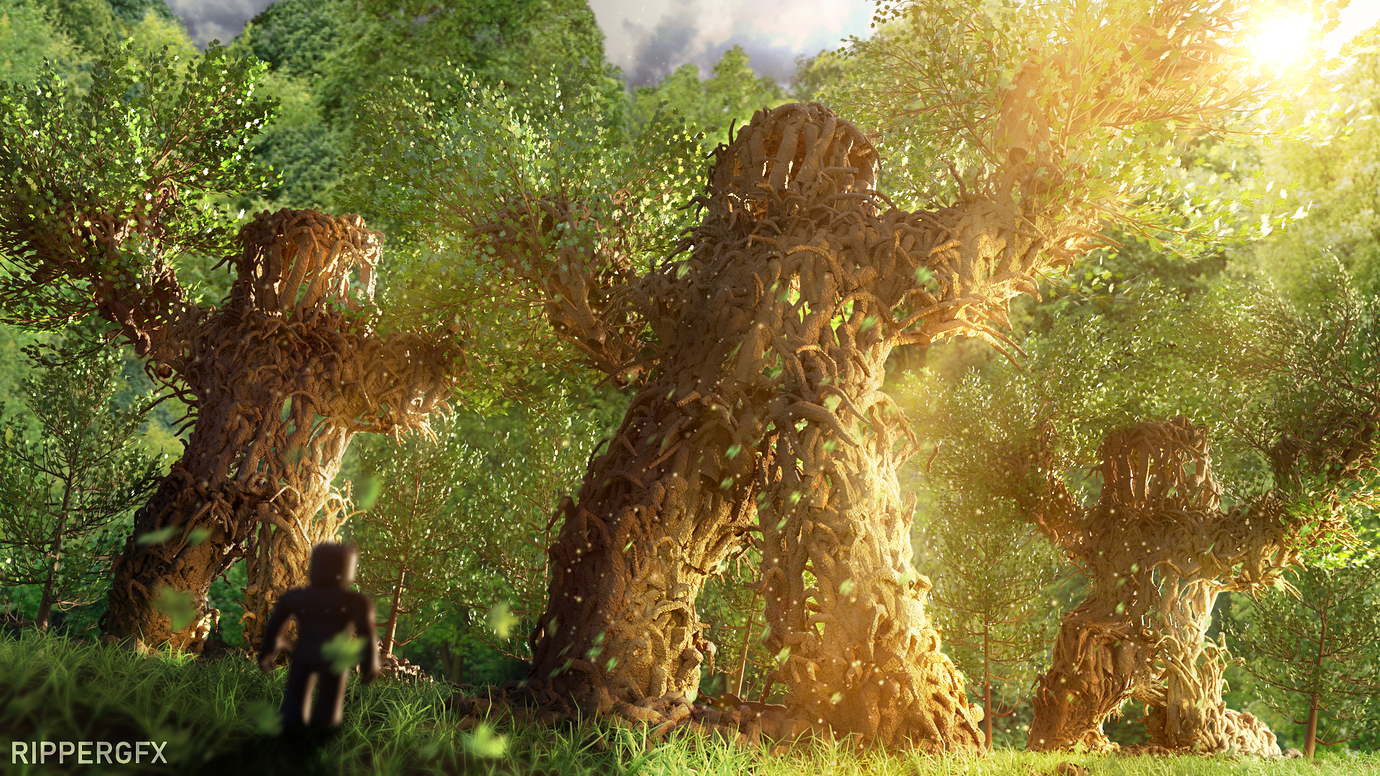 Blender Tips and Tricks #2 - Grass, Trees, Roots and Ivy! - Community ...