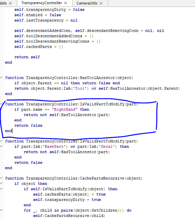 How could I make the player be not invisible when zoomed in? - Scripting Support - Developer ...