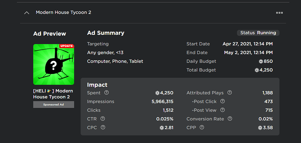 Sponsor situation! - Game Design Support - Developer Forum | Roblox