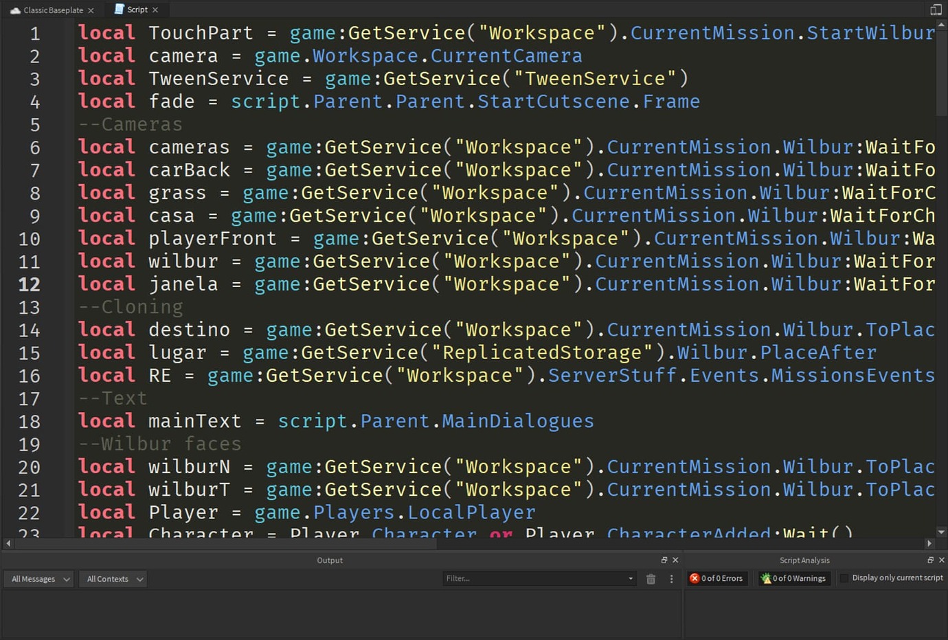 Expected function call arguments after '(' - Scripting Support - Developer Forum | Roblox