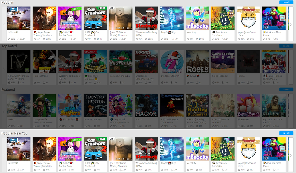 Changes to the Popular Sort - Announcements - Developer Forum | Roblox